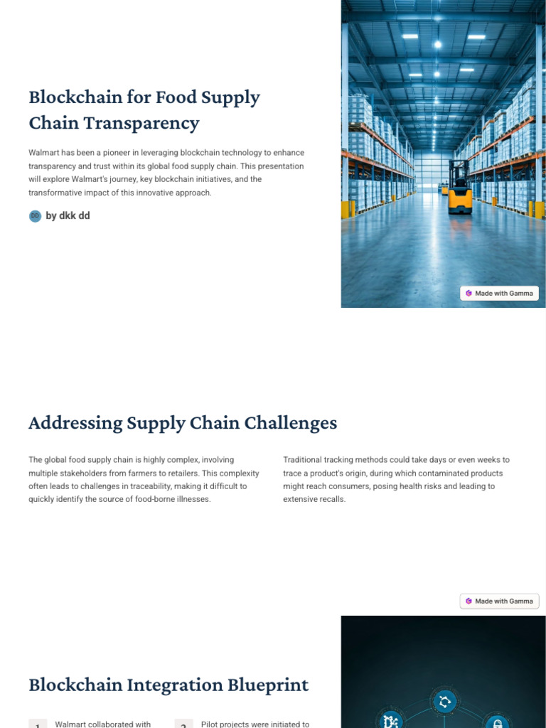 Blockchain-for-Food-Supply-Chain-Transparency | PDF | Supply Chain ...