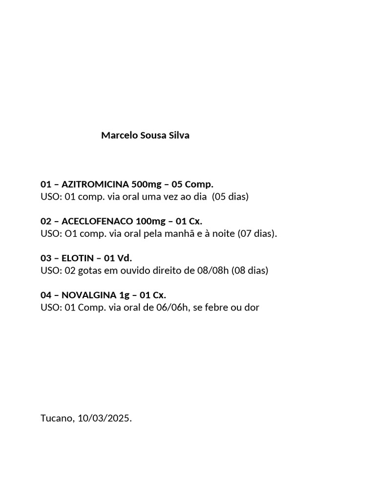 Azitromicina Elotin Novalgina 1g | PDF