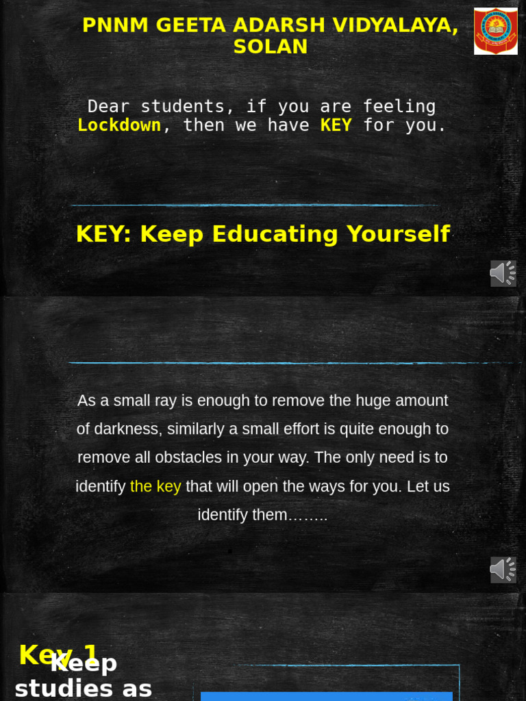 Motivational PPT For Students by Gav | PDF | Psychology | Cognition