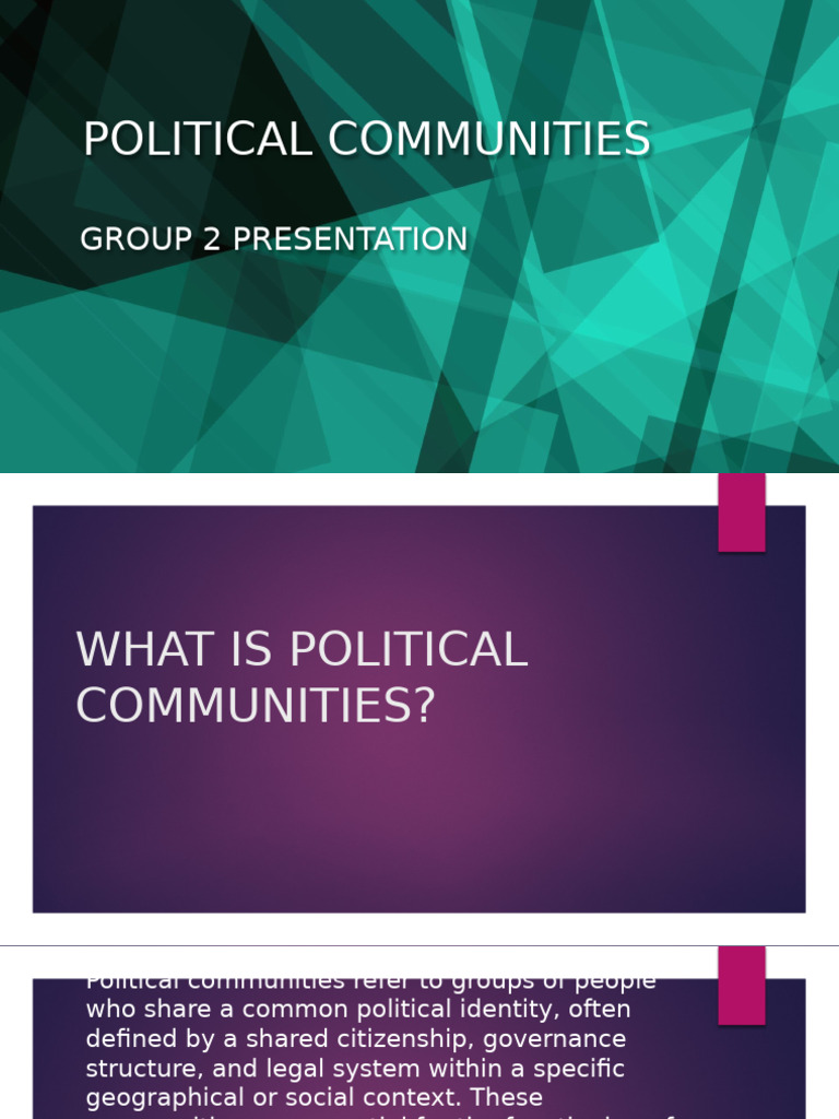Political Communities | PDF