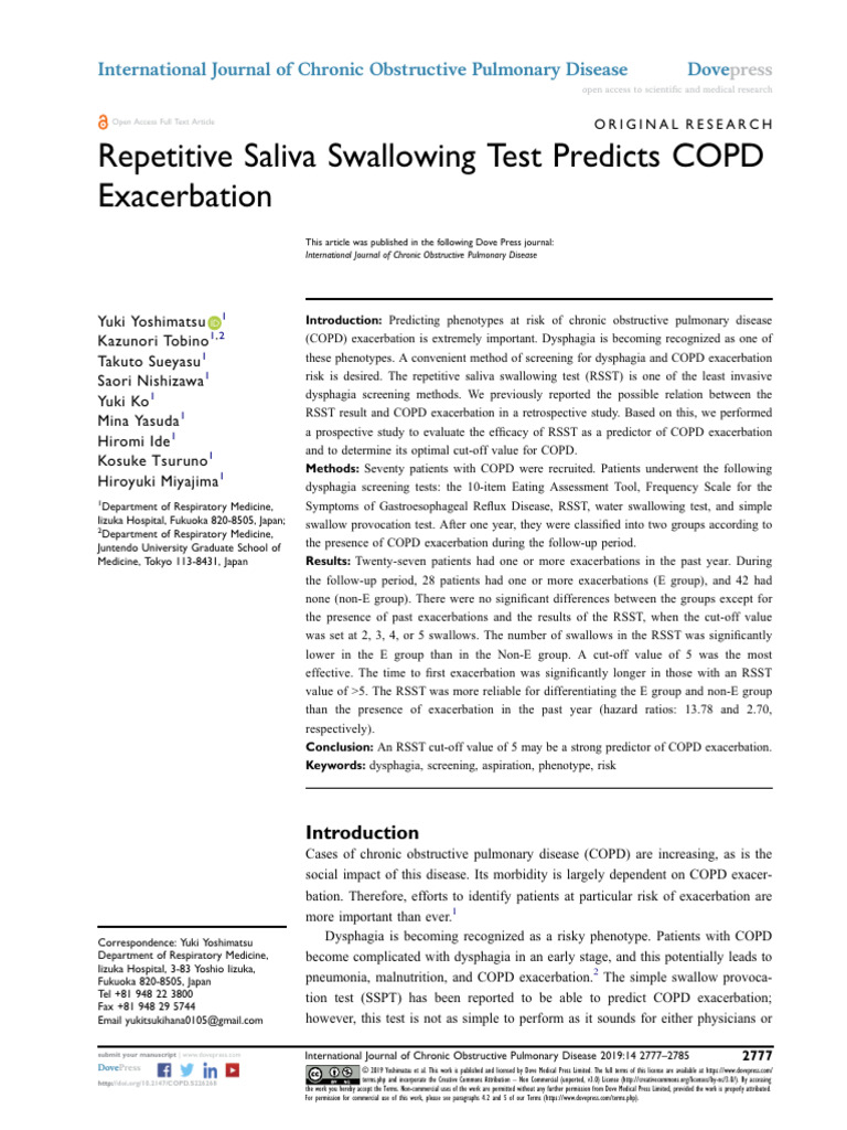 Yoshimatsu Et Al. - 2019 - Repetitive Saliva Swallowing Test Predicts ...