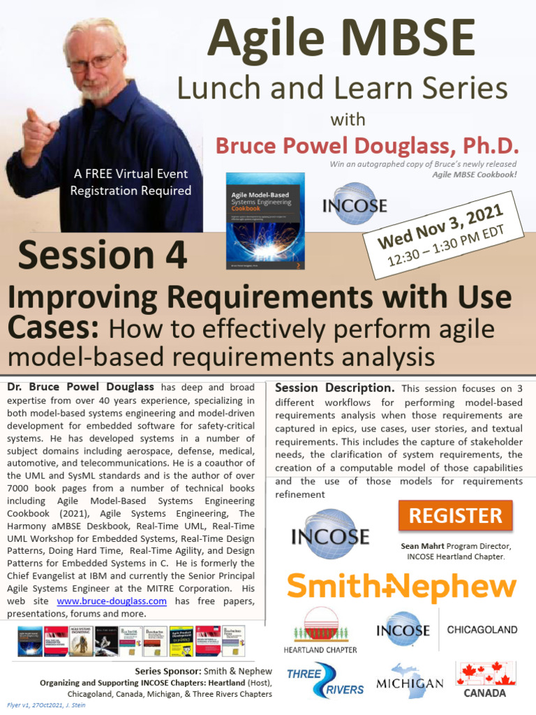 Agile MBSE Bruce Powel Douglass | PDF | Computing | Systems Engineering