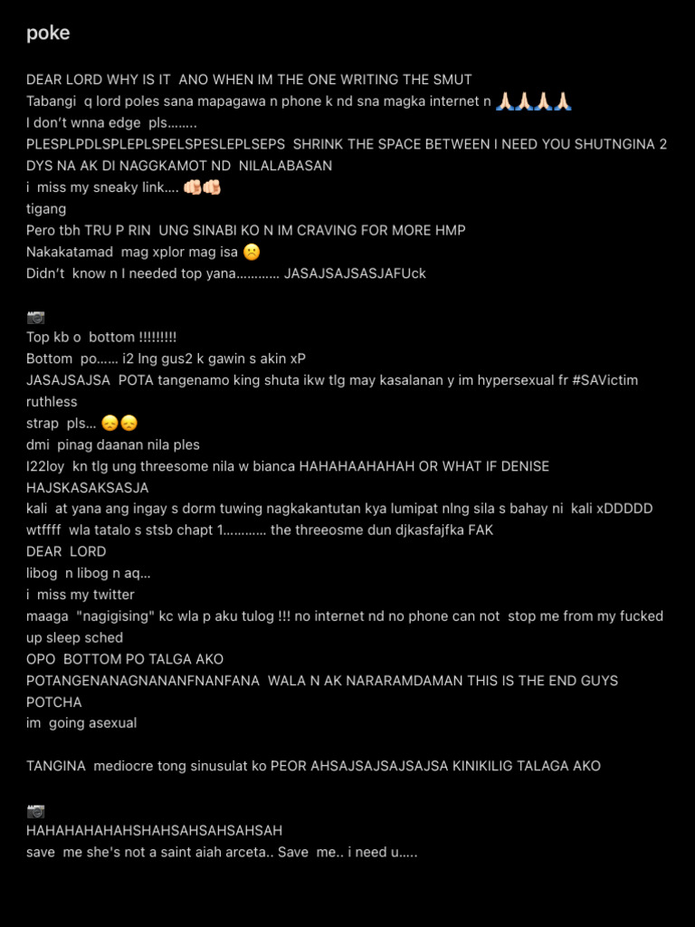 Hypersexual Musings and Threesomes | PDF