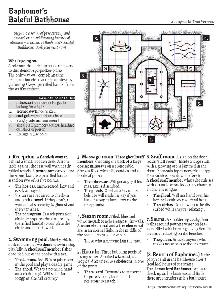 Baphomet's Baleful Bathhouse - Teun Veekens | PDF