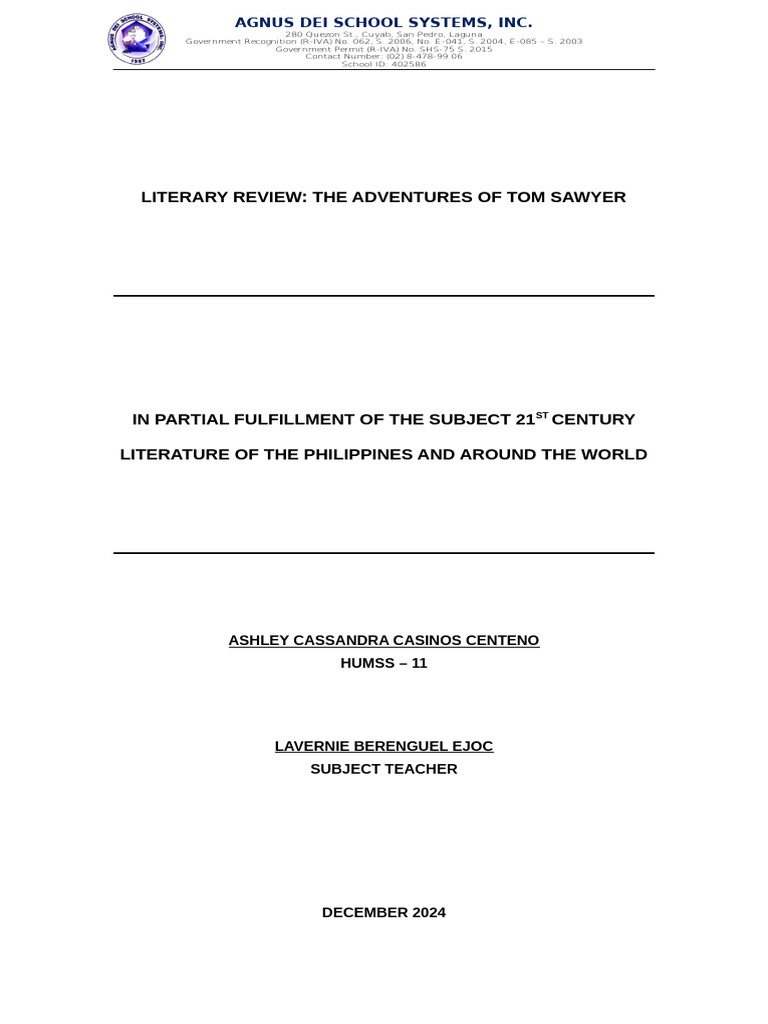 Literary Review | PDF | Artificial Intelligence | Intelligence (AI ...