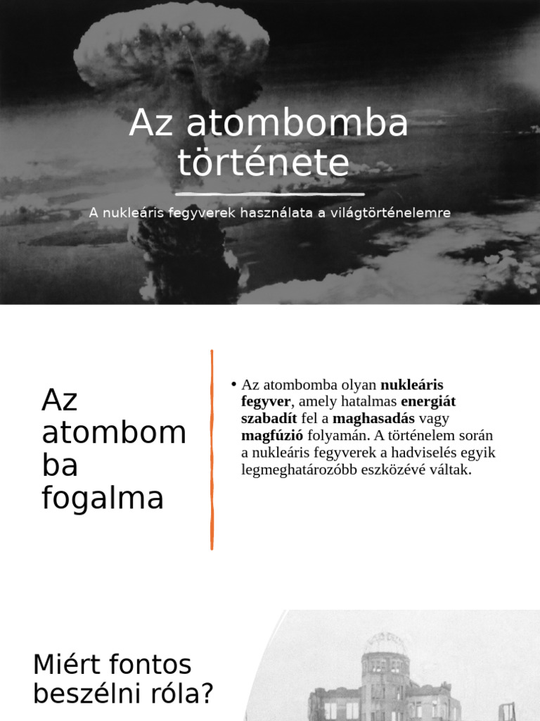 Az Atombomba Története | PDF