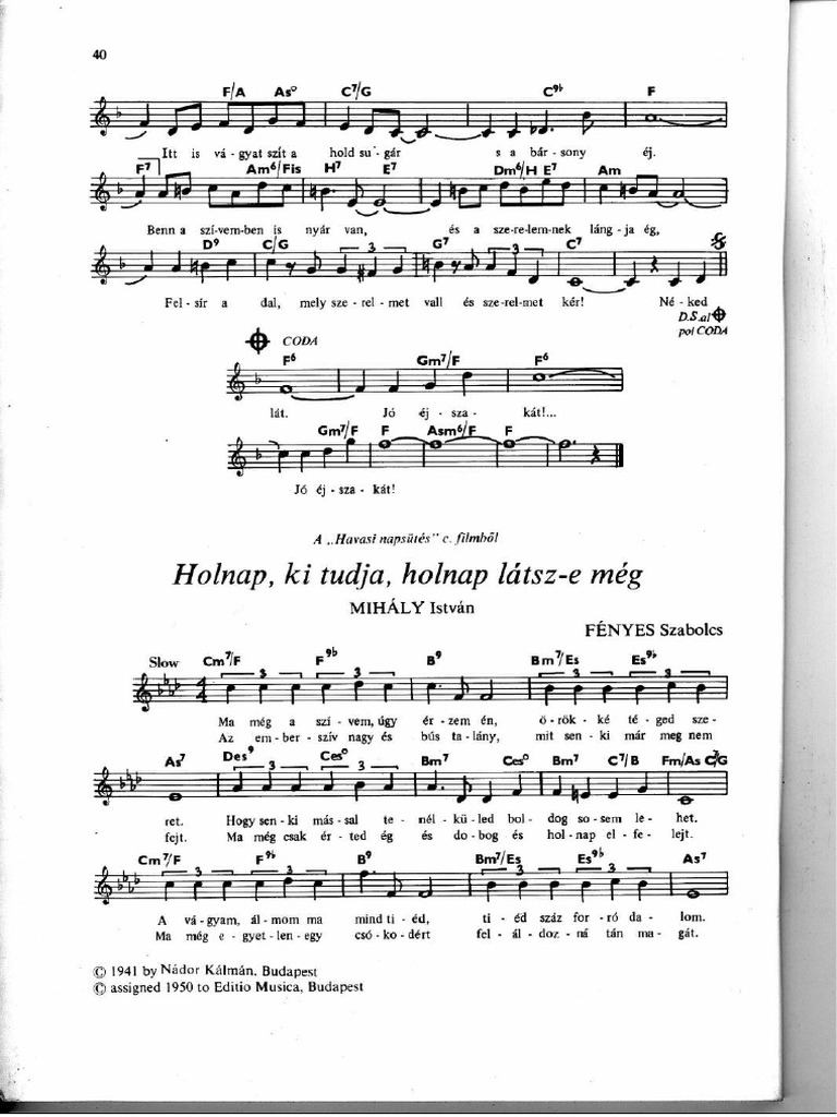 Holnap, Ki Tudja Holnap | PDF