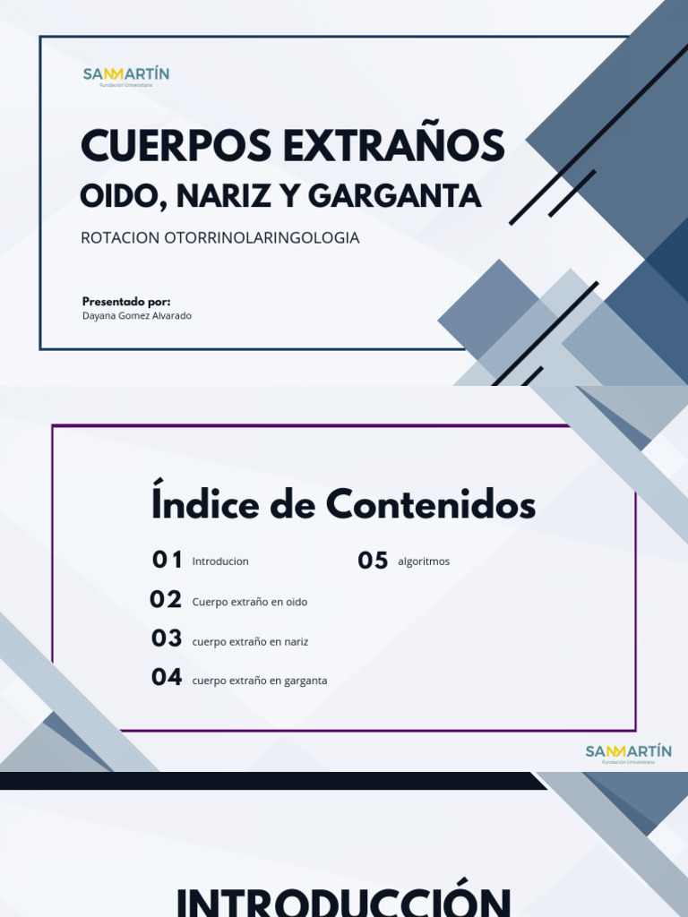Manejo De Cuerpos Extraños En Oído Pdf Cabeza Y Cuello Humanos