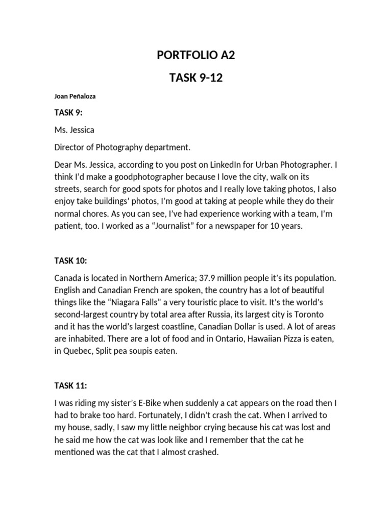 Portfolio A2-3 | PDF