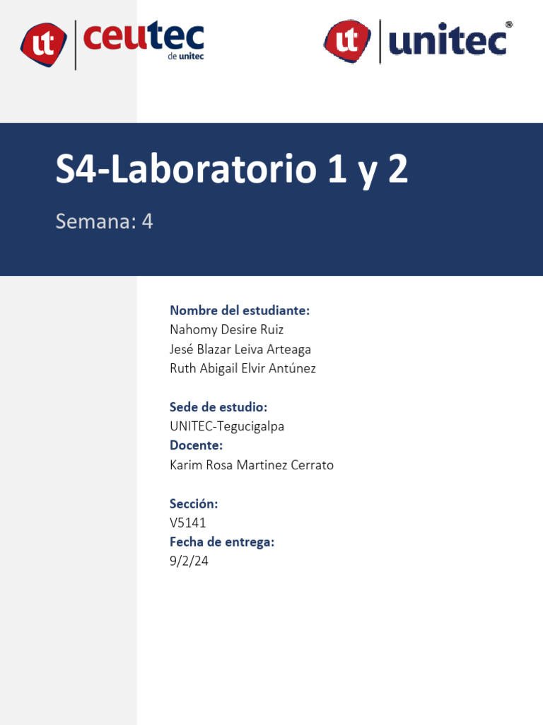 Annotated-S4-Laboratorio 1 y 2 | PDF