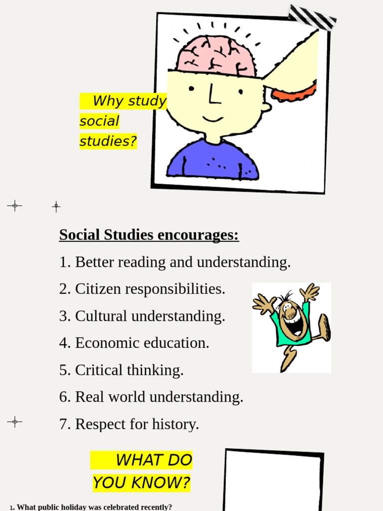 Importance of Studying Social Studies | PDF