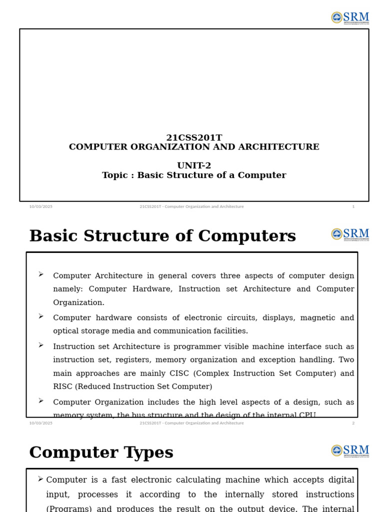 Unit2_COA | PDF | Central Processing Unit | Assembly Language