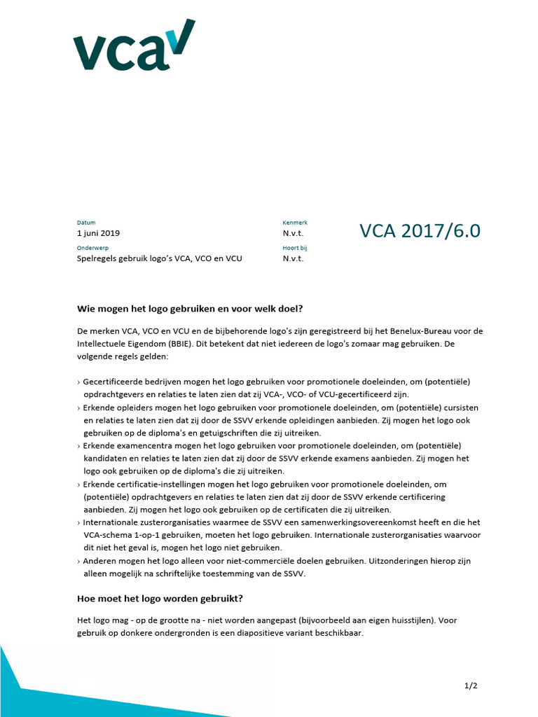 Spelregels Gebruik Logo's | PDF