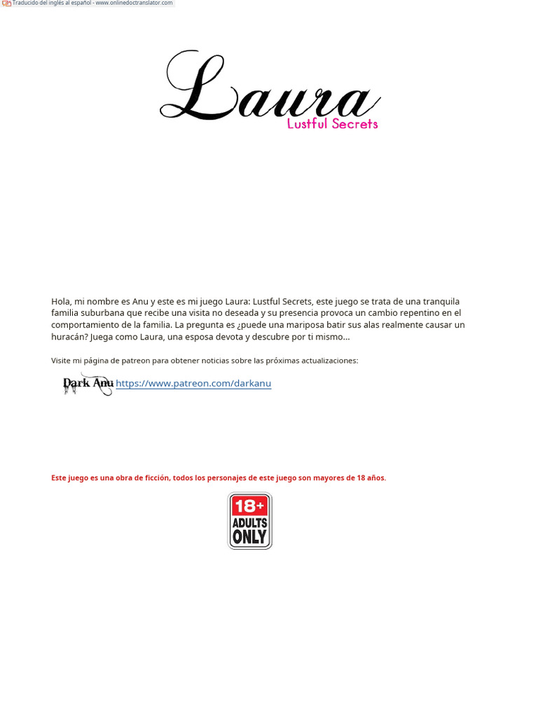 LauraLS Walkthrough - En.es | PDF