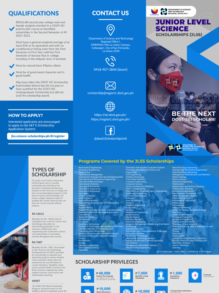 Scholarship JLSS Brochure 2023 Updated | PDF