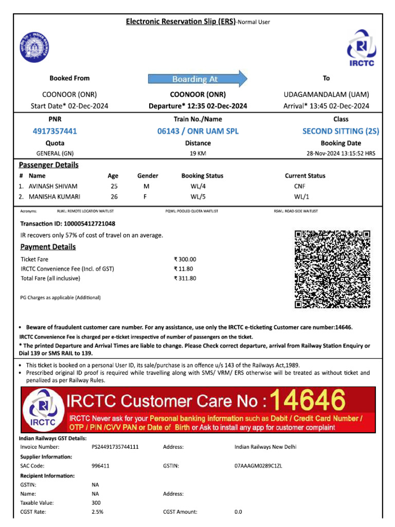 Toy Train Ticket | PDF