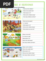 Grade1 Picture Description Worksheet | PDF