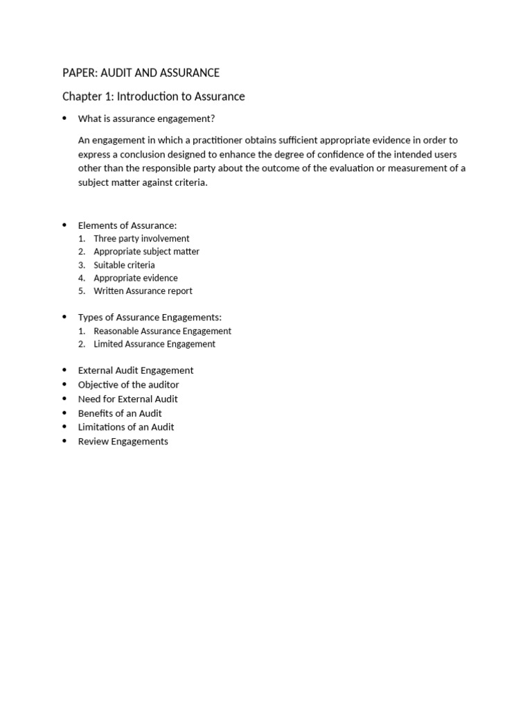 AA Self Study Notes | PDF