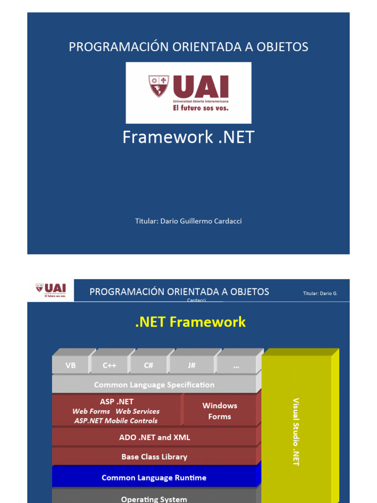 dot net Framework | PDF | .NET Framework | Ingeniería Informática