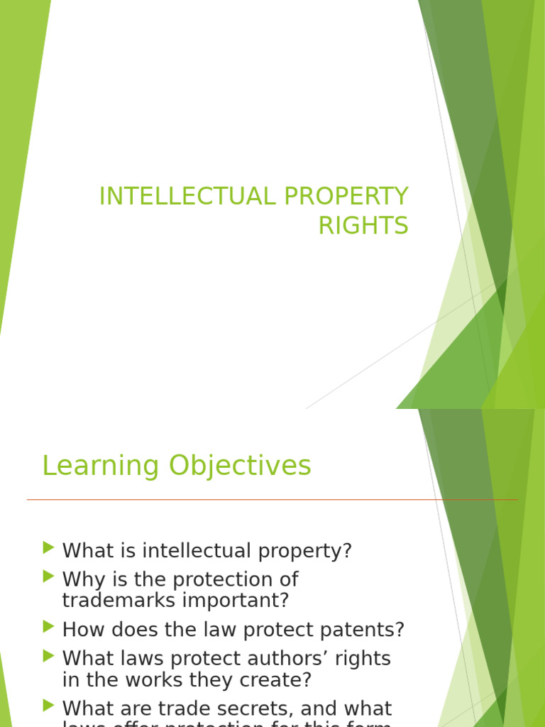 Intellectual Property | PDF | Trademark | Copyright