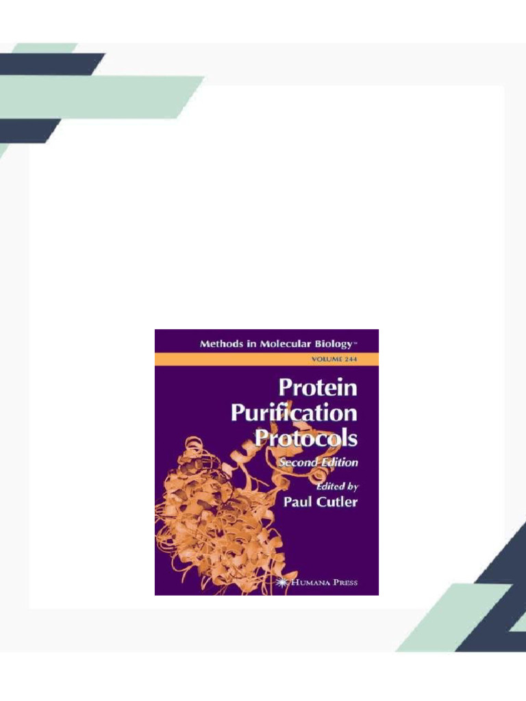Protein Purification Protocols Methods in Molecular Biology Vol 244 2nd ...