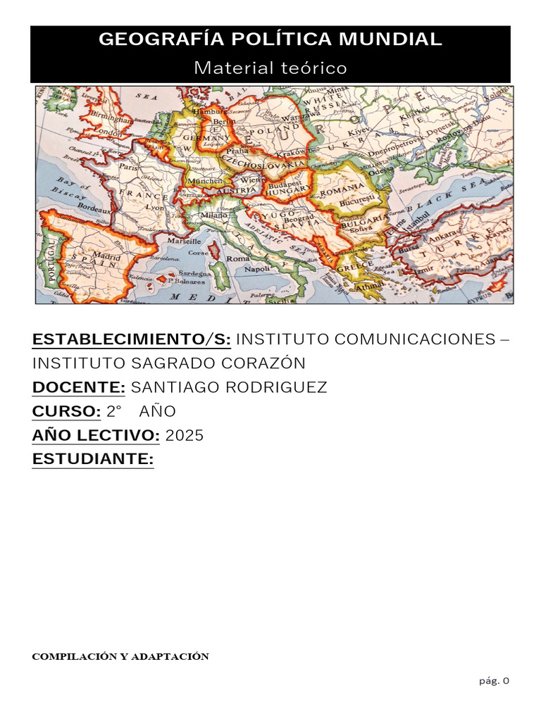 Material Te-Rico - Geograf-A Mundial (2 - A-O) - 2025 | PDF | Kurdos ...