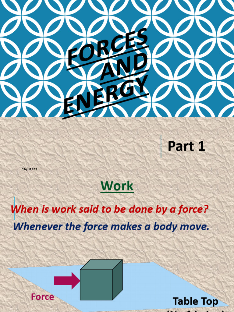 Understanding Work and Forces | PDF | Force | Mechanical Engineering