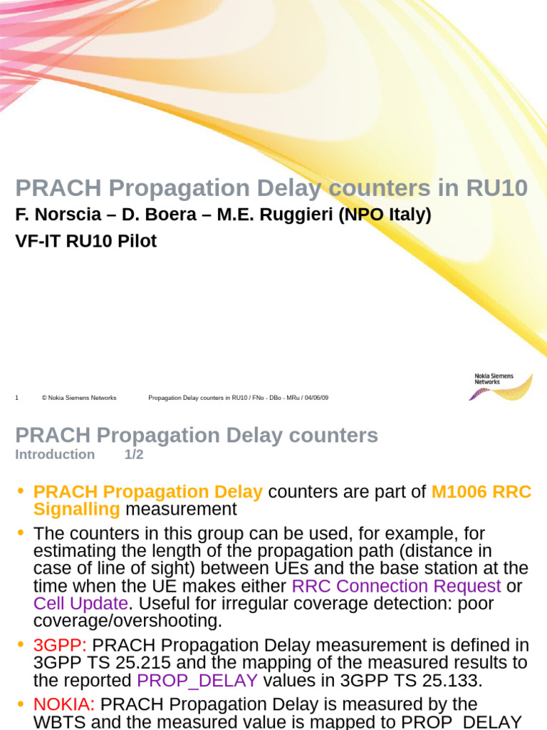 PRACH Propagation Delay Counters in RU10 v1.0 | PDF | Statistical Theory