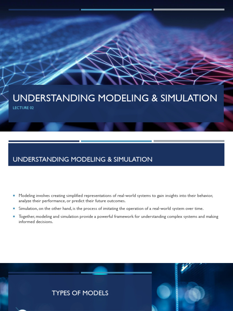 MAS - Lecture 02 - Understanding MAS | PDF | Mathematical Model | Simulation