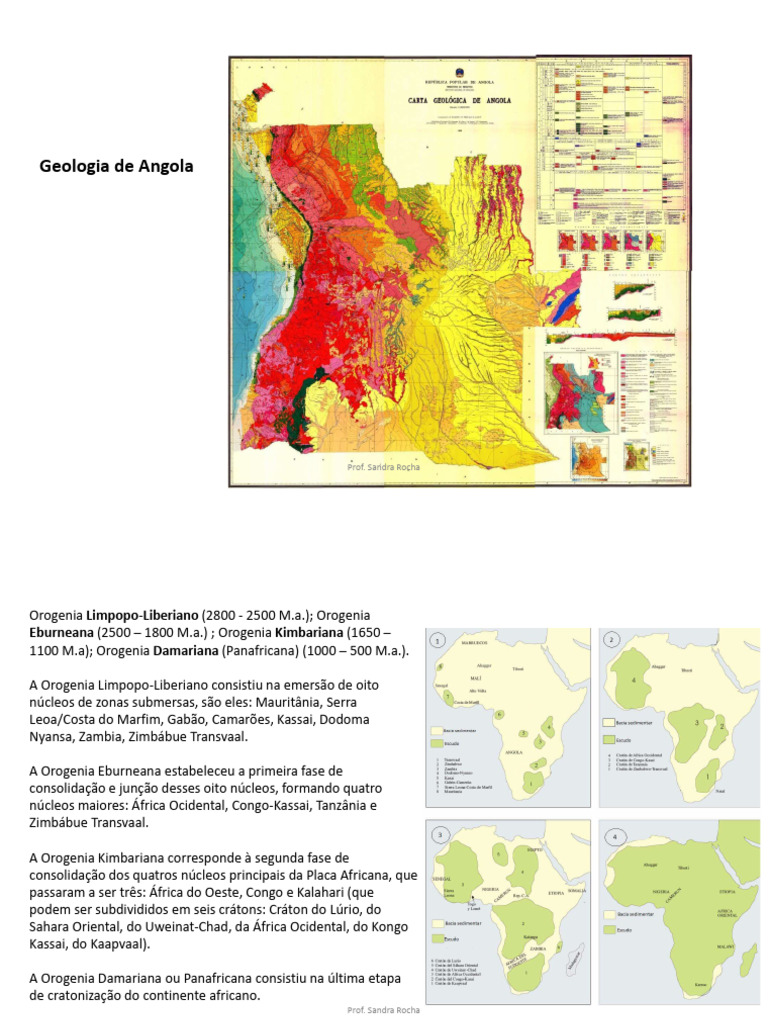 Material de Apoio PDF Geologia Angola | PDF | África | Falha (Geologia)