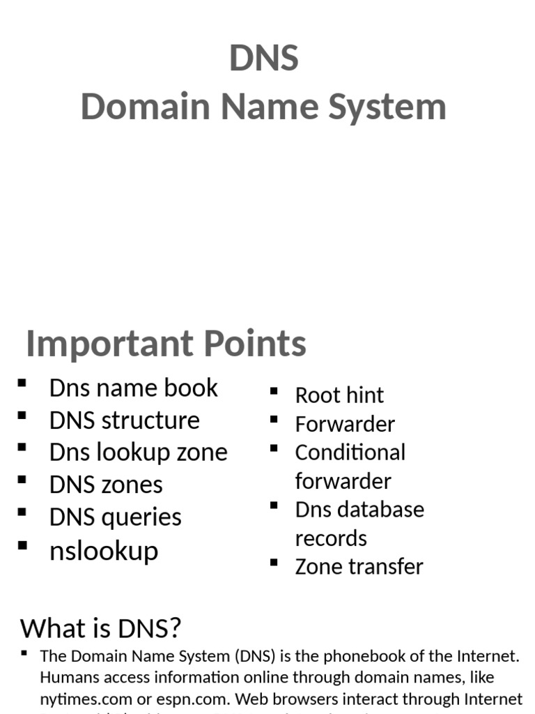DNS | PDF