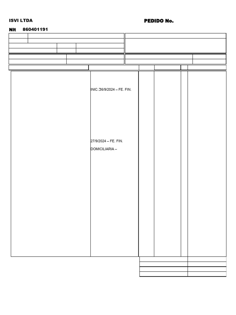 PREFACTURA n° 10 - OFICINA PRICIPAL - SEPTIEMBRE 2024 | PDF