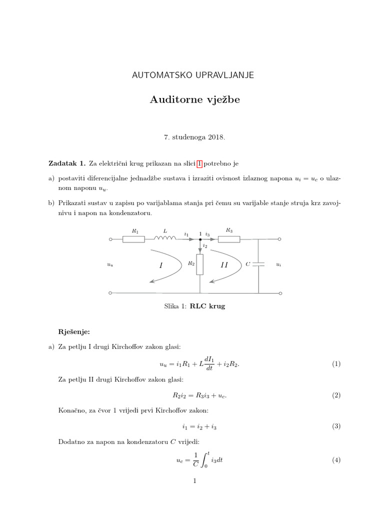 Zadaci Za Vjezbu | PDF