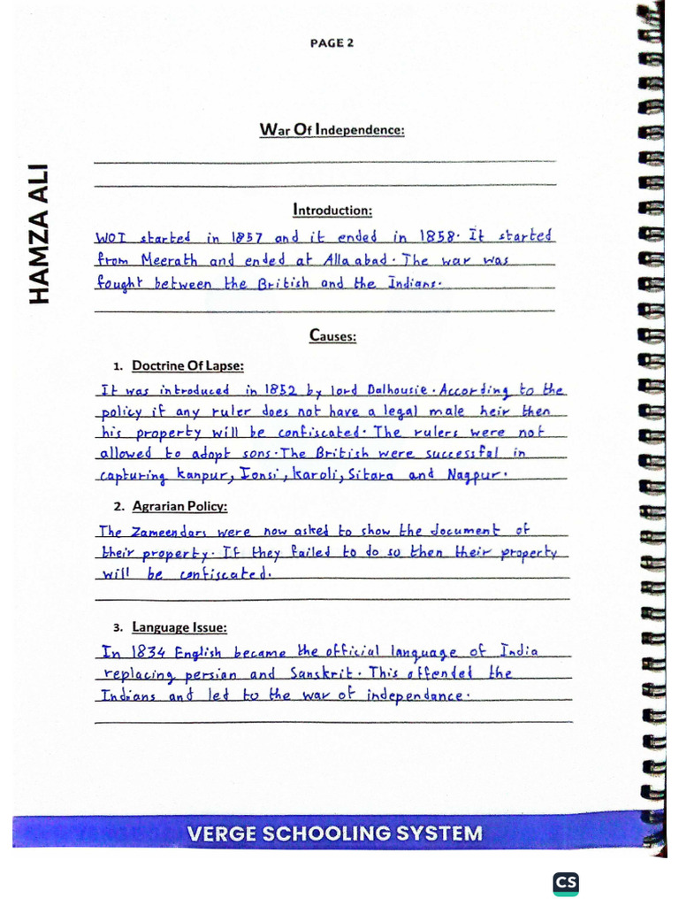 Section 1 Notes History | PDF