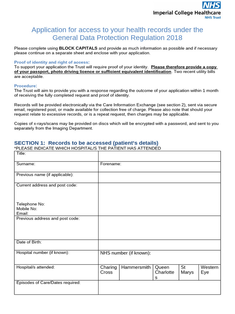 ICHNT SAR Application Form | PDF | Identity Document