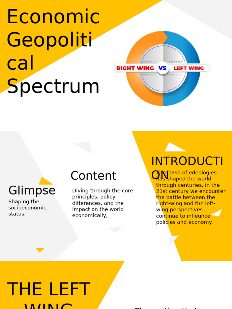 Geopolitical Spectrum Right Wing VS Left Wing | PDF | Left Wing ...