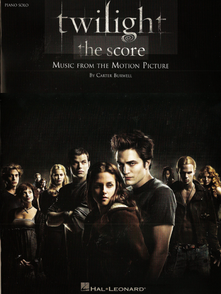 Carter Burwell - Twilight The Score Piano Solo | PDF