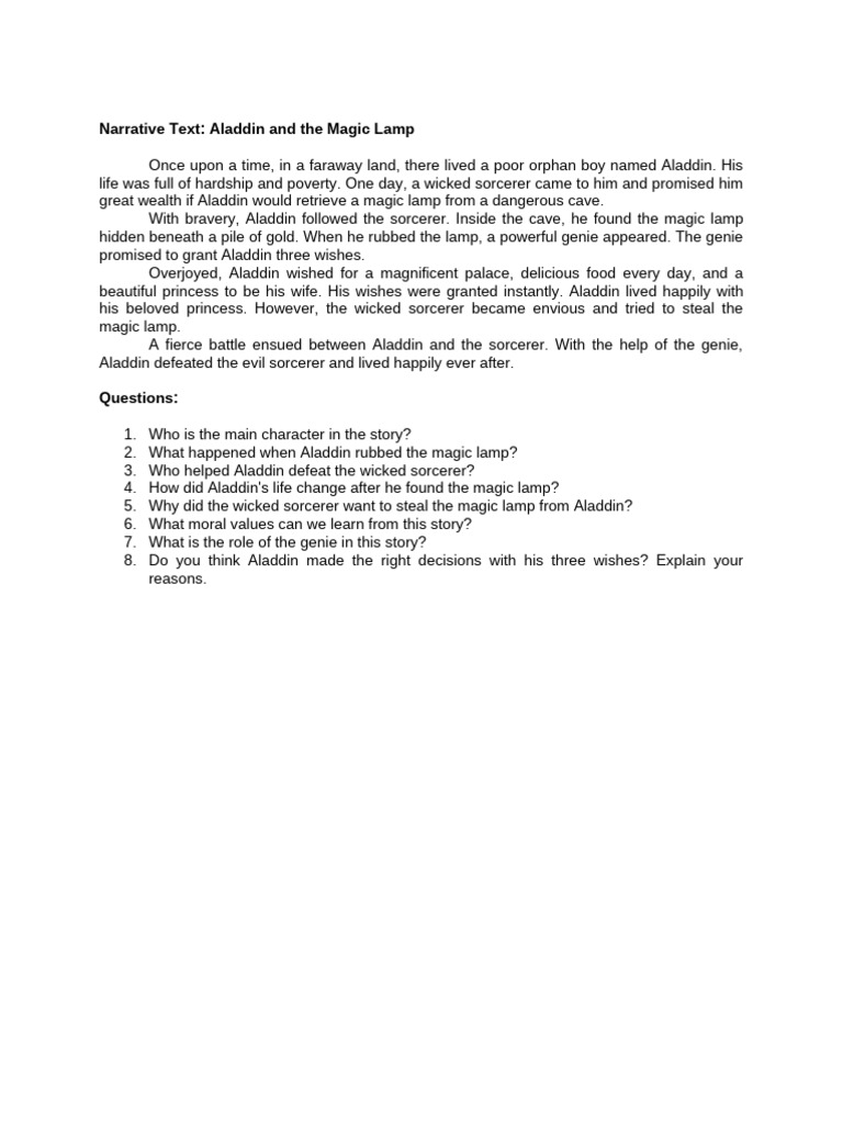Aladdin | PDF