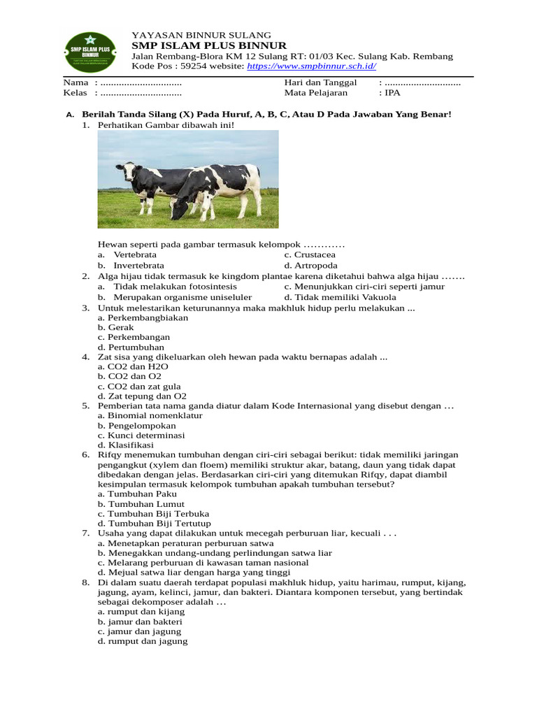 Asts Ipa Genap 7 | PDF