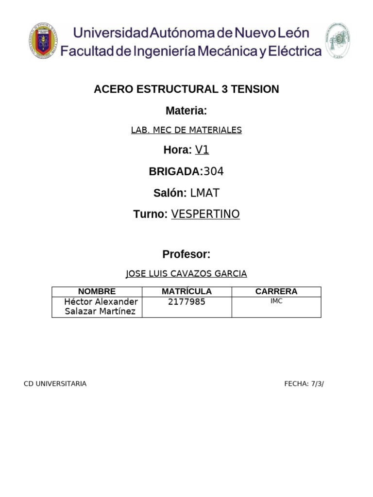 MecMat Reporte 4 | PDF