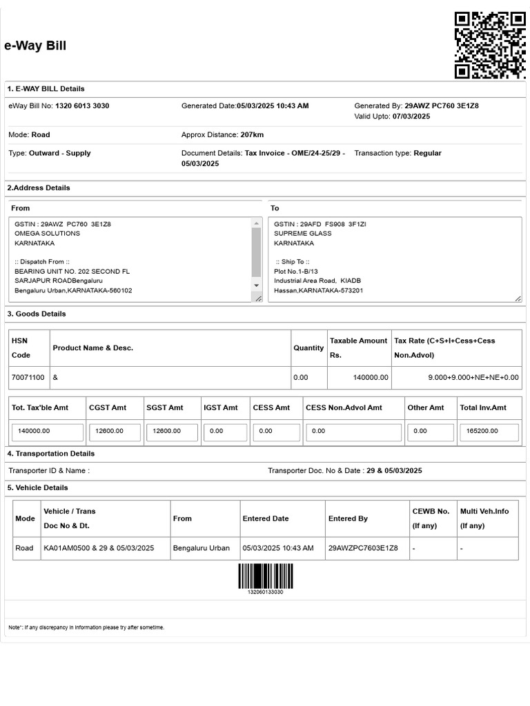 E-Way Bill System 29 | PDF | Taxes | Government