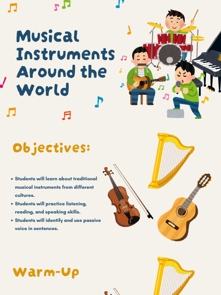 Musical Instruments Around The World | PDF | String Instruments ...
