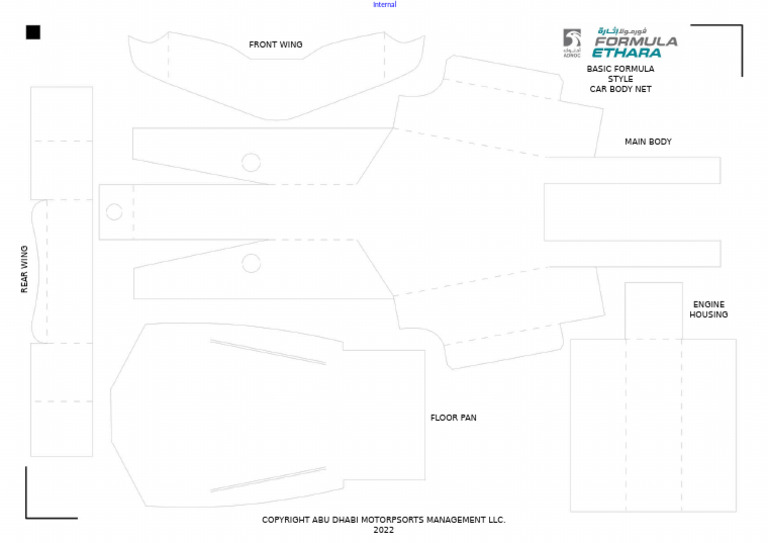 F1 Car Body Template 2024 | PDF