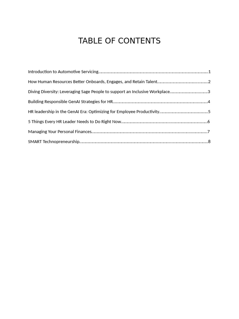 Table of Contents (1) | PDF