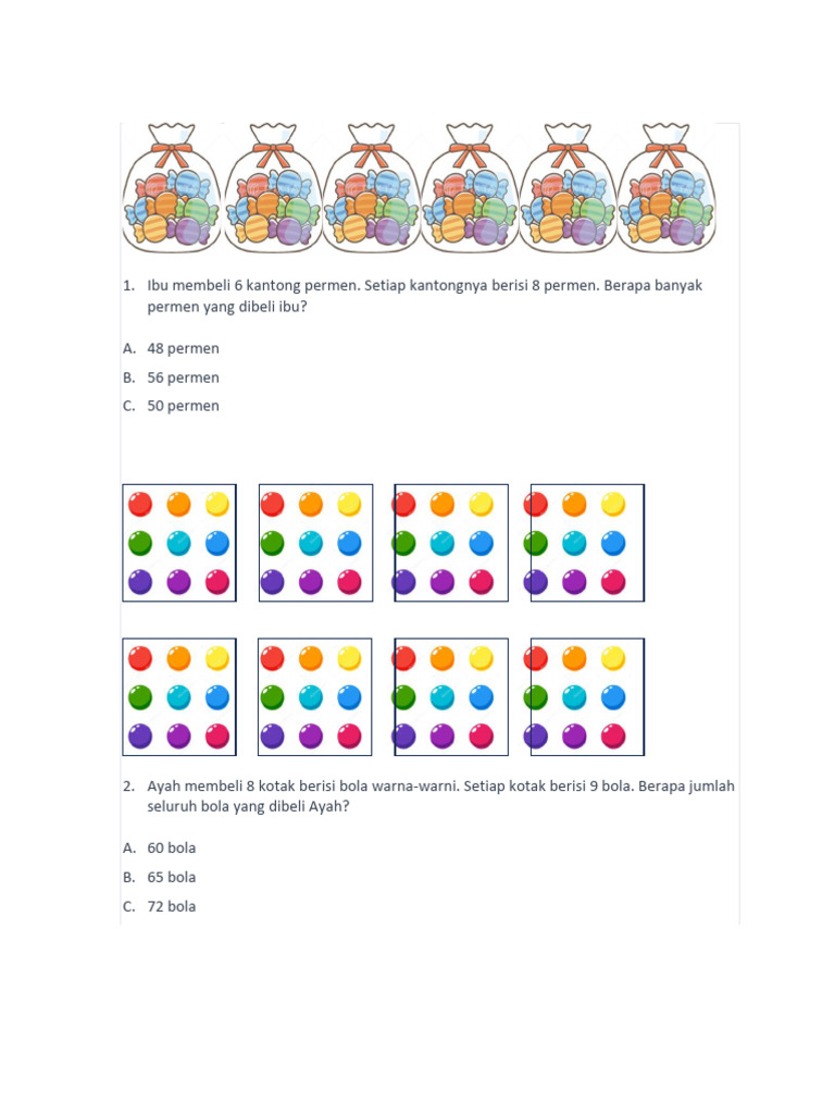 Perkalian, Penjumlahan, Dan Pengurangan | PDF