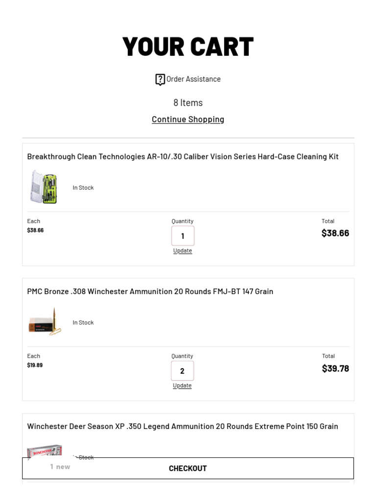 Cheaper Then Dirst - Shopping Cart | PDF