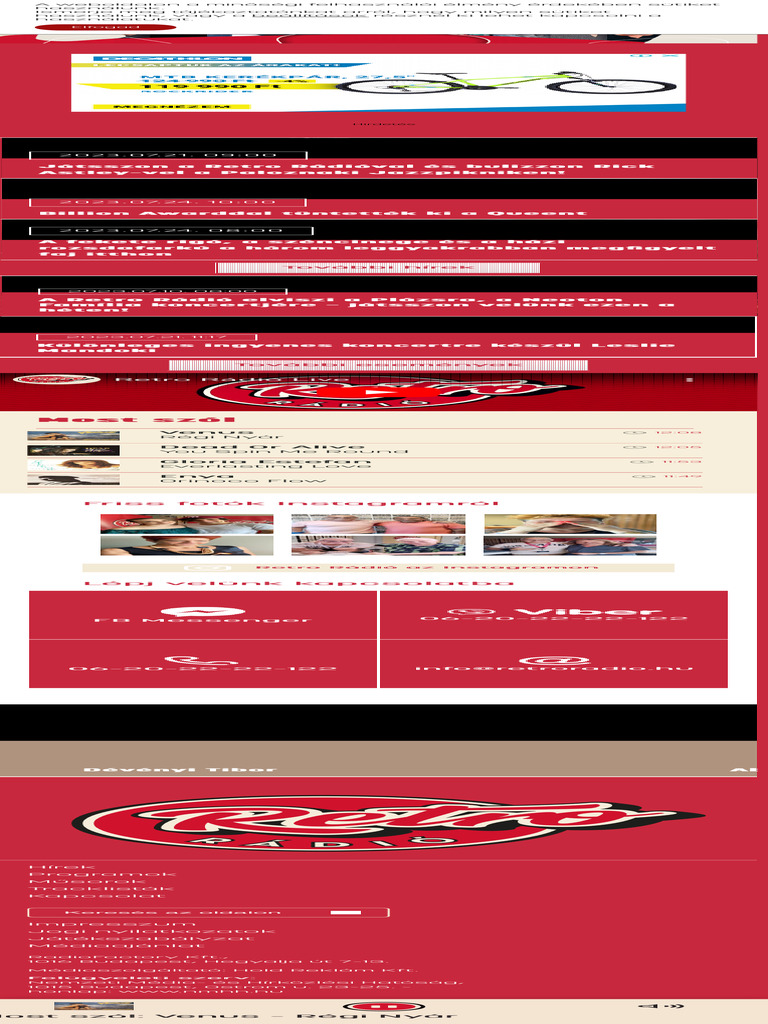 Retro Rádió - Minden Idők Legnagyobb Slágerei | PDF