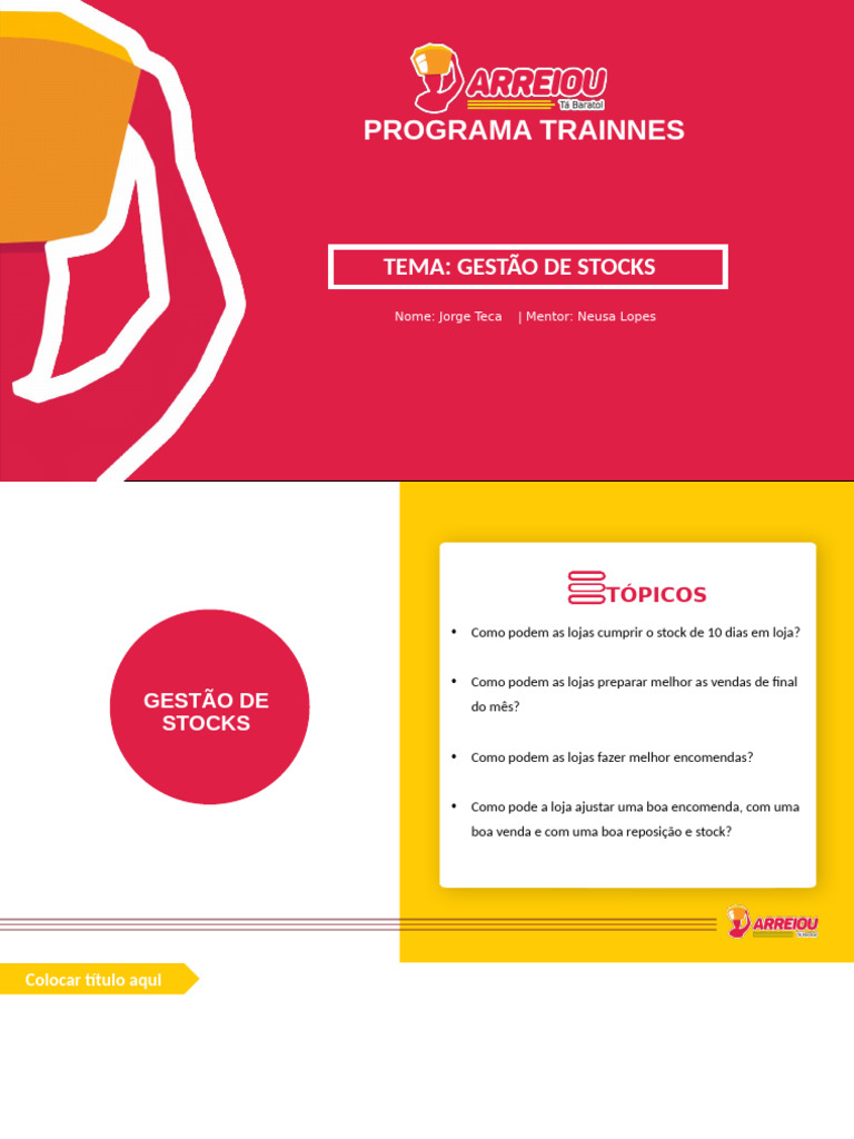 Estratégias Eficazes de Gestão de Stocks | PDF