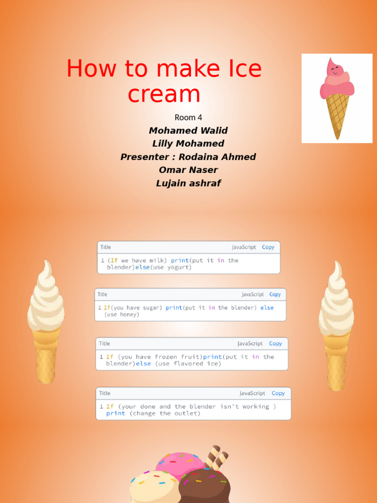 How To Make Ice Cream | PDF