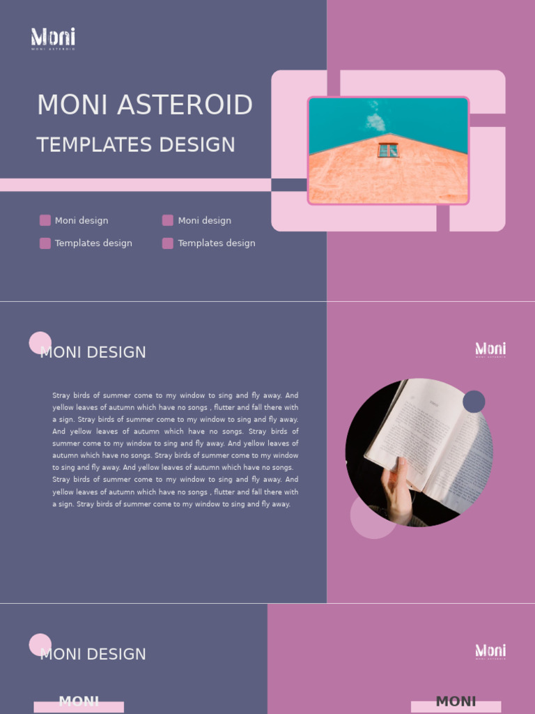 【莫尼设计moni】扁平风ppt模板·Purple | PDF